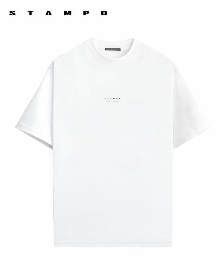 STAMPD LA STACK LOGO RELAXED TEE / ホワイト [SLA-M3974TE]