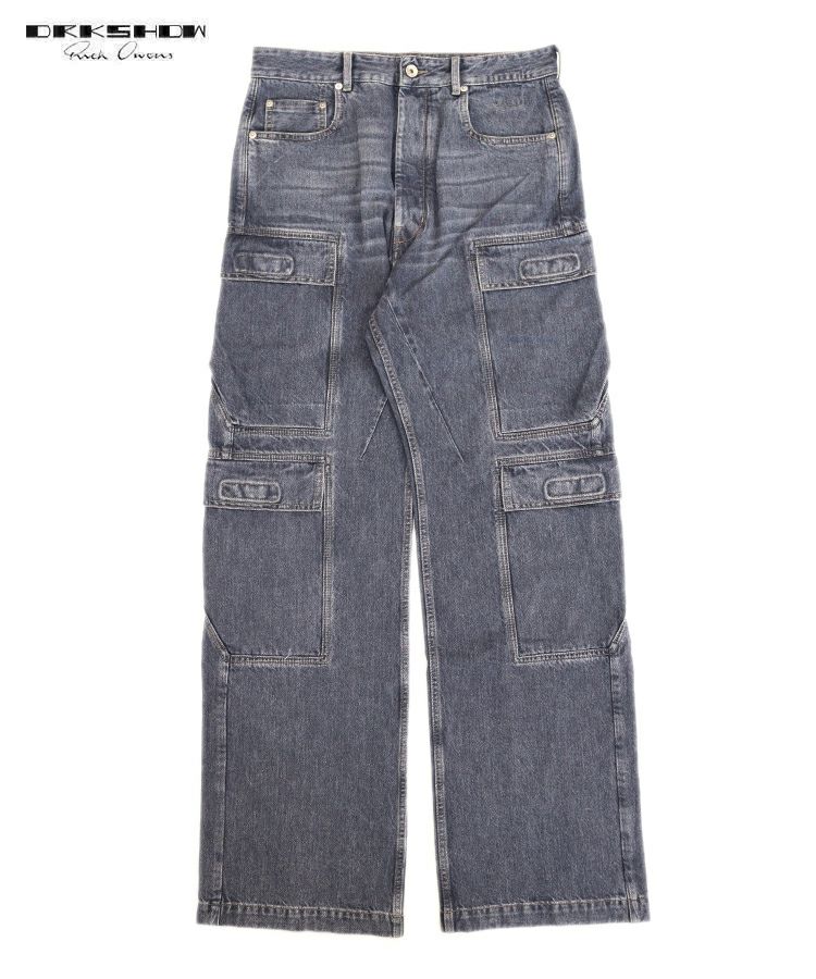 DOUBLE CARGO JEANS / ウォッシュドグレー [DU02E7361 DGY]